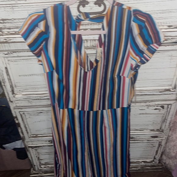 BeBop | Pants & Jumpsuits | Nwt Bebop Colorful Striped Romper Long ...